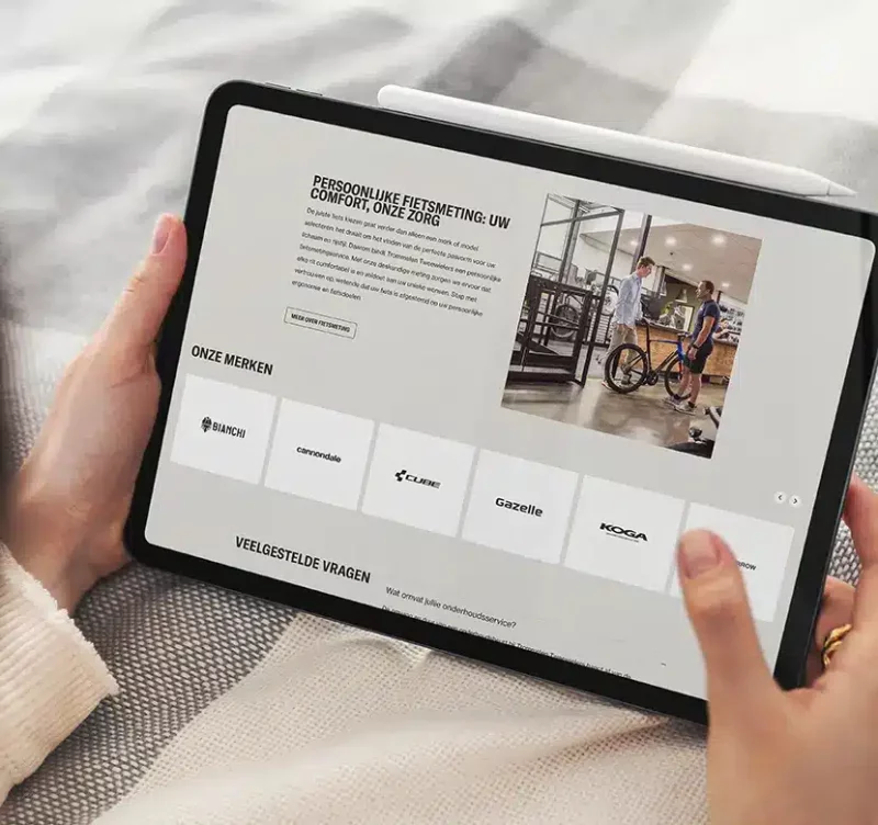 Fietsenwinkel website met CycleSoftware voorraad koppeling?